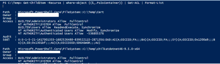 Powershell Get Permissions on Folder and Subfolders - Computing.net Powershell Get Permissions on Folder and Subfolders - Computing.net