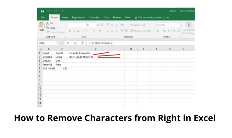How To Remove Characters From Right In Excel Computing