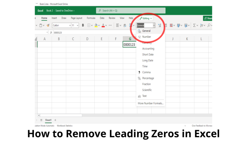 Remove Leading Zeros In Excel How To Guide 