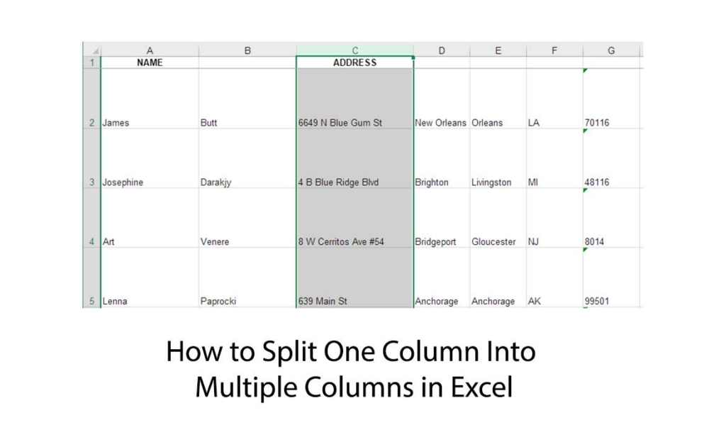 How To Split One Column Into Multiple Columns In Excel Computing