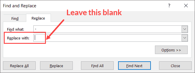 How To Remove Dashes Or Hyphen In Excel 2 Methods 