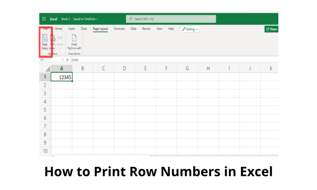 How To Print Row Numbers In Excel Quick Easy Method