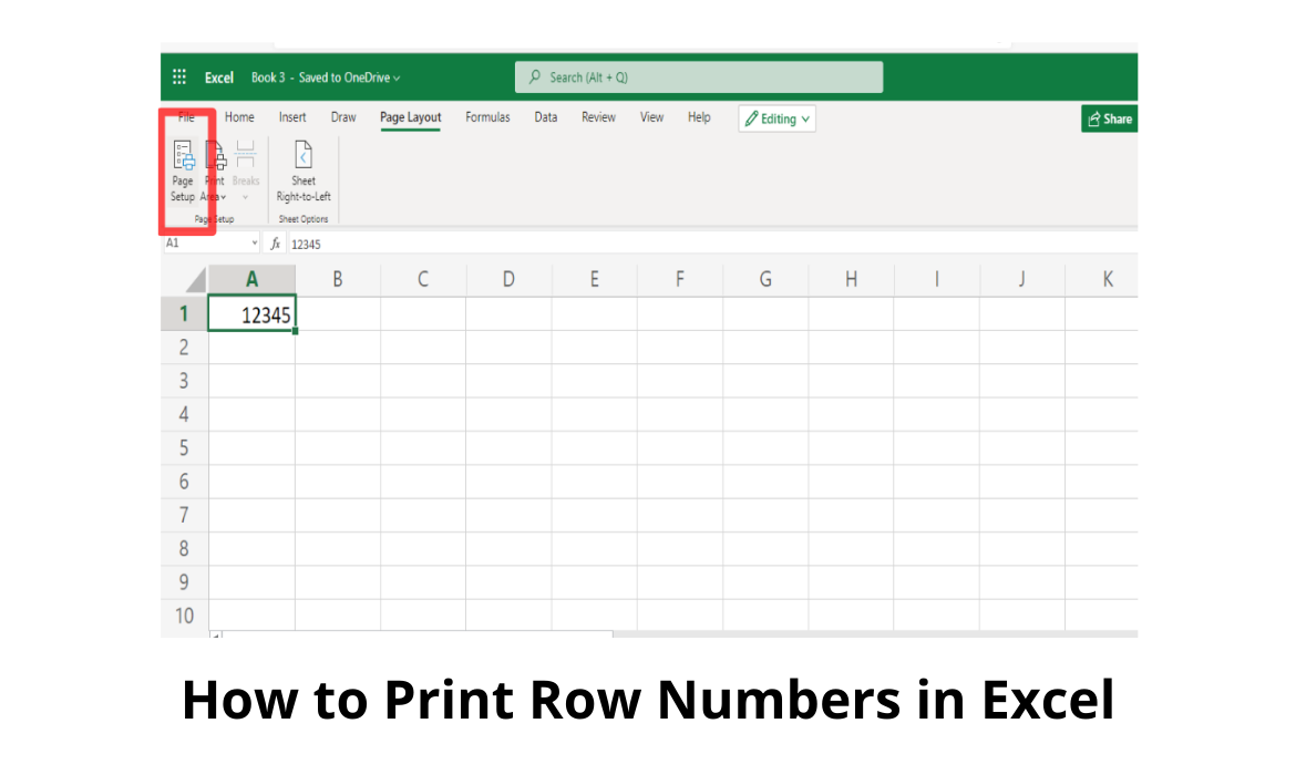How To Print Row Numbers In Excel Printable Templates Free