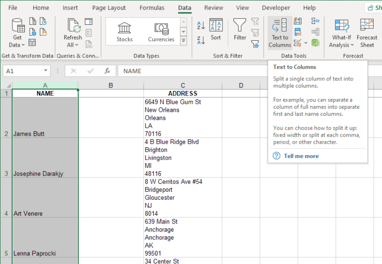 How To Split One Column Into Multiple Columns In Excel Computing